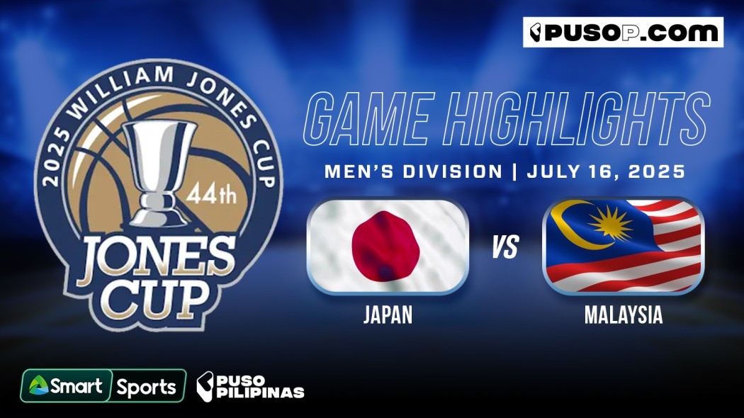PusoP - 44th William Jones Cup 2025 | Japan vs Malaysia