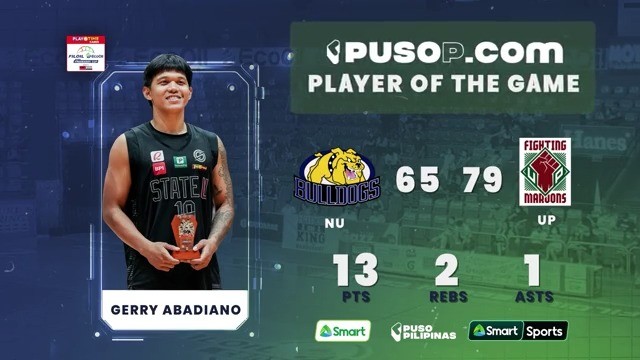 PusoP - PusoP.Com Player of the Game | Gerry Austin Abadiano - UP ...